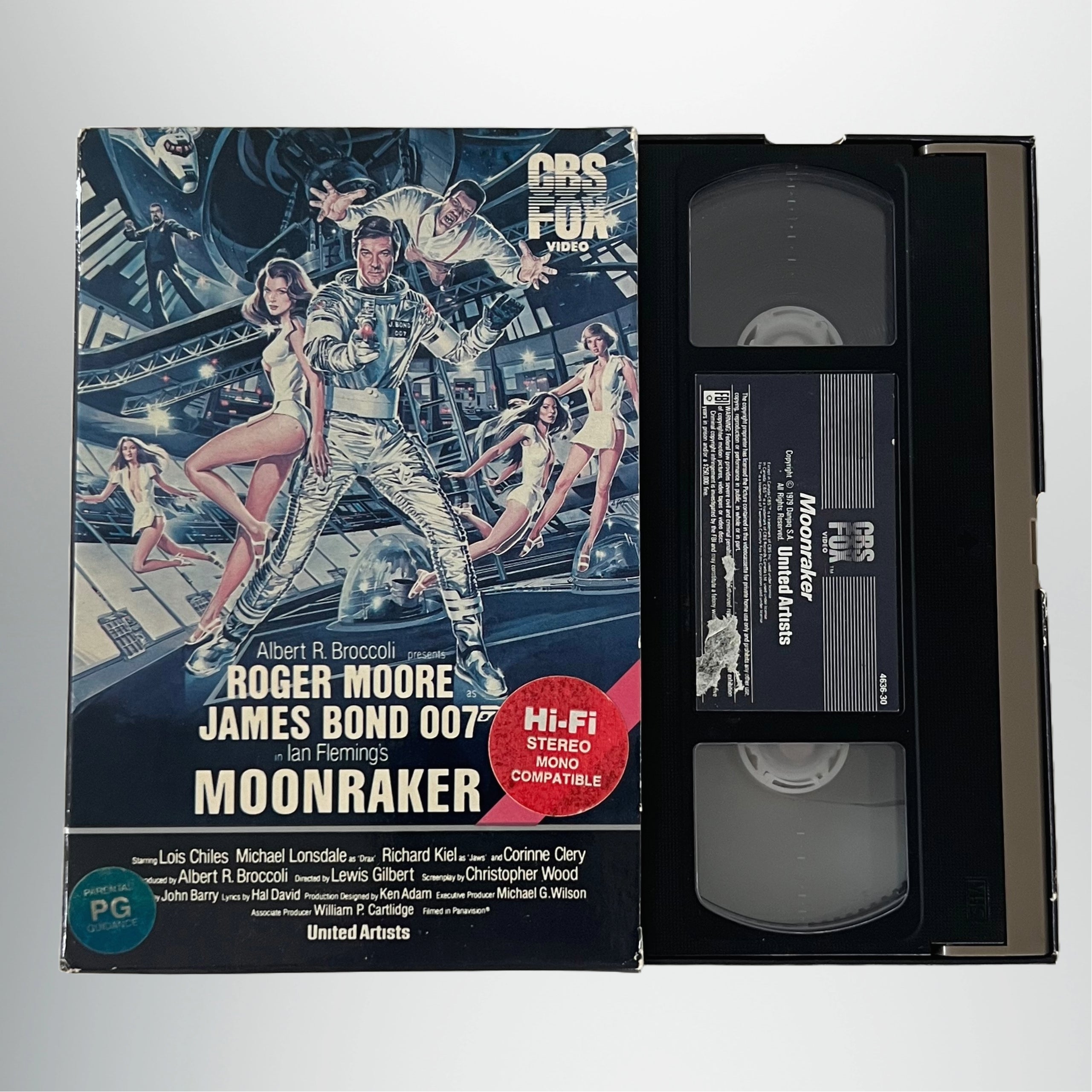 Vintage 1983 James Bond Moonraker Side Draw VHS – Vintage VTG